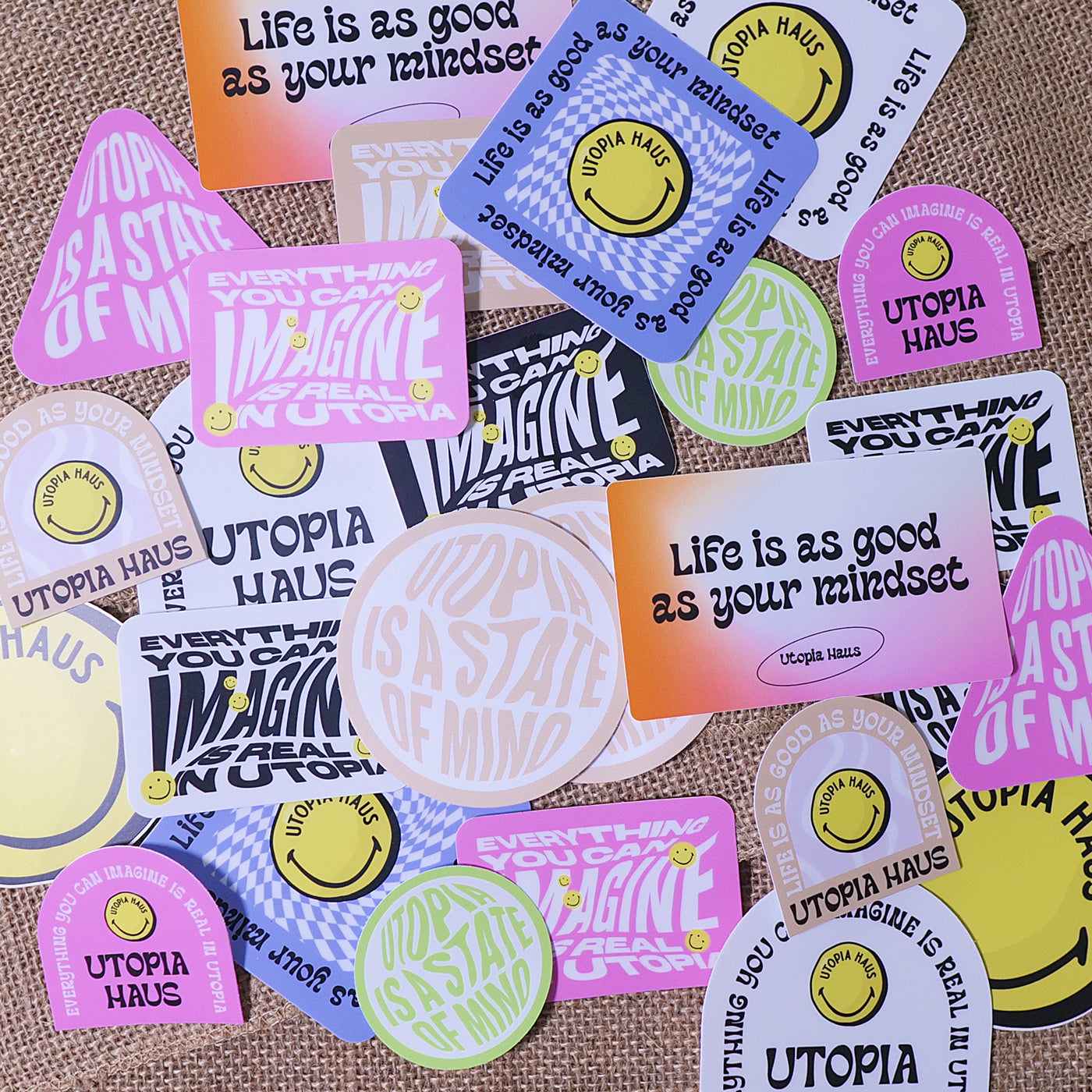 Utopia Haus Sticker Pack